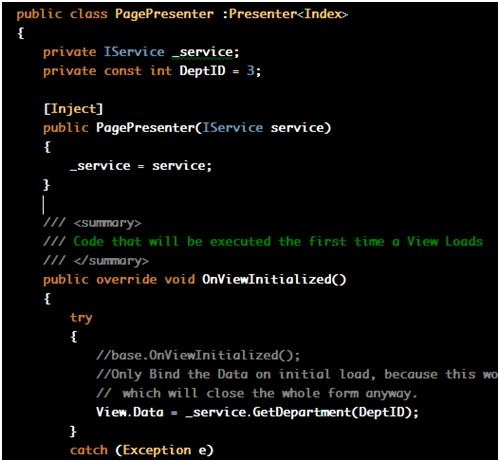 Polymorphic View: Utilizing Ninject with ASP.NET MVC Framework